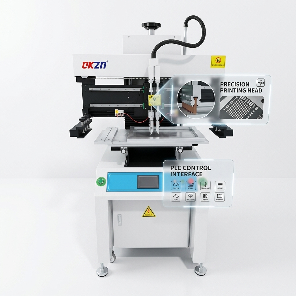 Quality SMT Solder Paste Printer Touch Screen PLC Control Fault Diagnosis PCB Assembly for sale