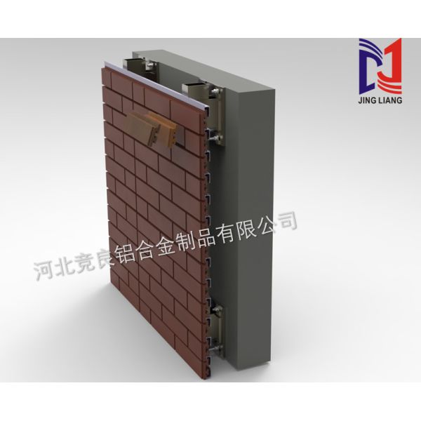 Quality Terracotta Brick  Ventilated Facade Support System for sale
