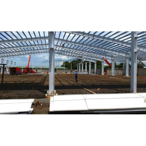 Quality Light Gauge Steel Frame Construction Portal Frame Steel Structure Warehouse for sale