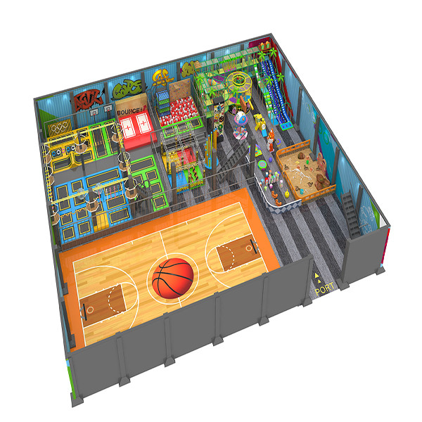 Quality ODM Indoor Commercial Trampoline Equipment , 1m Adult Indoor Trampoline Park for sale
