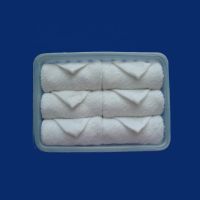 Quality Rose Scent Stripe Hot Airline Satin Viscose Towel for sale