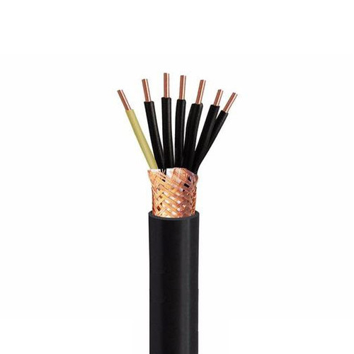 Quality Unarmoured Gray Shielded Power Cable Aluminum Foil Shielding PVC Sheath for sale
