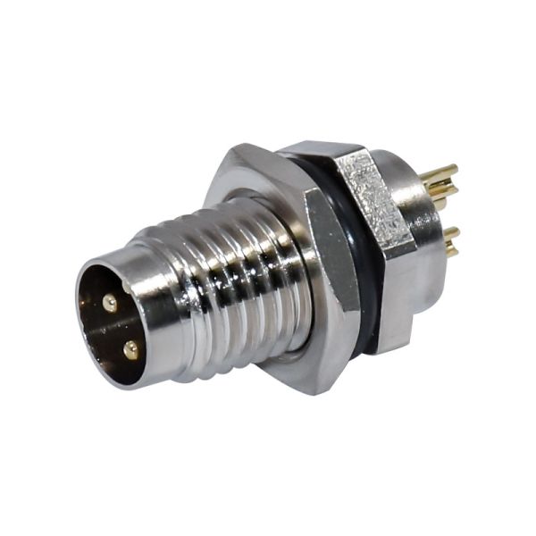 Quality 3A 60V TPU GF M8 Waterproof Connector 3 PIN Soldering PCB for sale