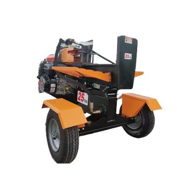 Quality 25T Gasoline Firewood Processor Vertical Log Splitter for Quick Firewood Log for sale