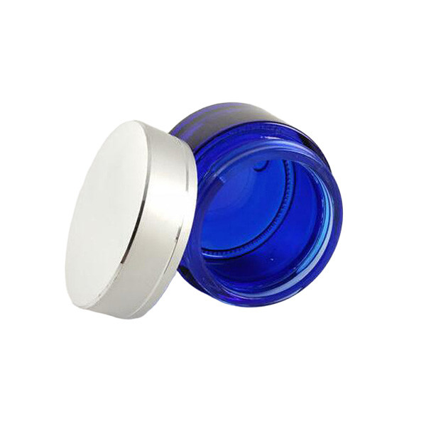 Quality Skin Care Glass Cosmetic Cream Jar , Empty Glass Cream Containers for sale