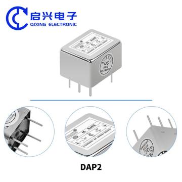 Quality DAP2 Low Pass Power Supply Filter PCB Mounting Single Phase EMI EMC Power Filter for sale