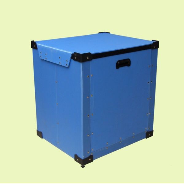 Quality PP Hollow Plastic Crate Box With Lid Sheet Box Industrial Reusable Plastic for sale