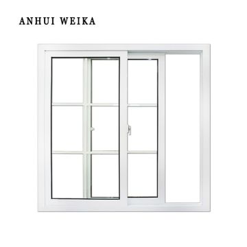 Quality Fixed Ventilator UPVC Sliding Window And Door With Grill Mosquito Mesh for sale