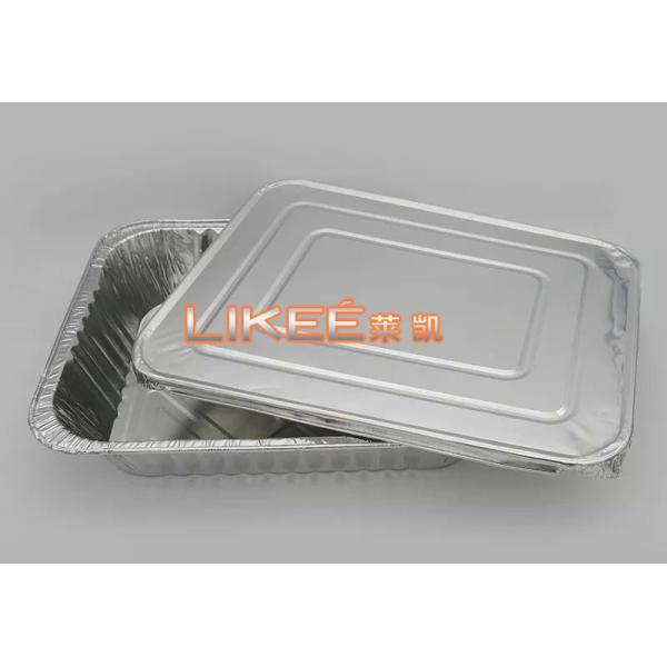 Quality Barbecue 250ml Aluminium Foil Food Container With Clear Lids for sale