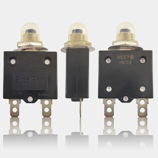 Quality 15A HCET 88/98 Bimetallic Thermal Overload Protector Mechanical Over Current for sale
