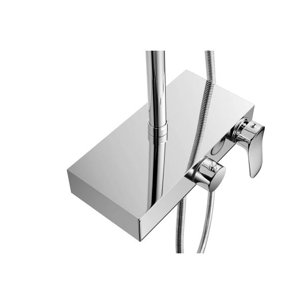 Quality PSON Bathroom Stainless Steel Shower Set Polishing Brushed for sale