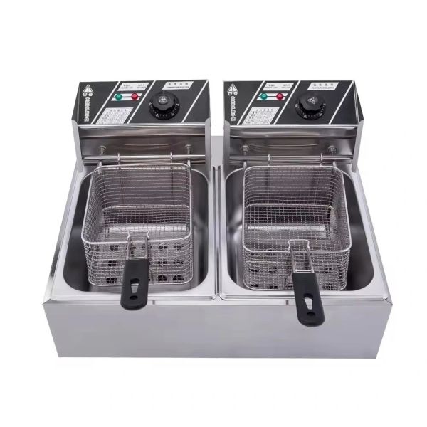 Quality Continuous Fryer Machine for Volume Production using Button Control Mod for sale