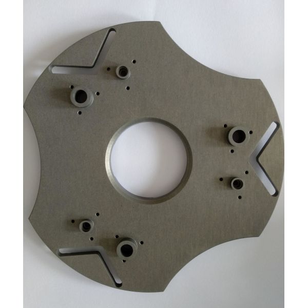 Quality Aluminum Alloy CNC Machined Components UAV Structural Plate With Anodized Finish for sale