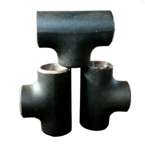 Quality Seamless A105 Equal Tee Pipe Fitting 3 Way For Oil Gas Process for sale