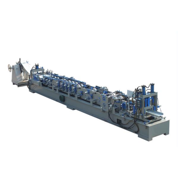 Quality Steel Frame CZ Purlin Roll Forming Machine Low Noise PLC Computer Controlled for sale