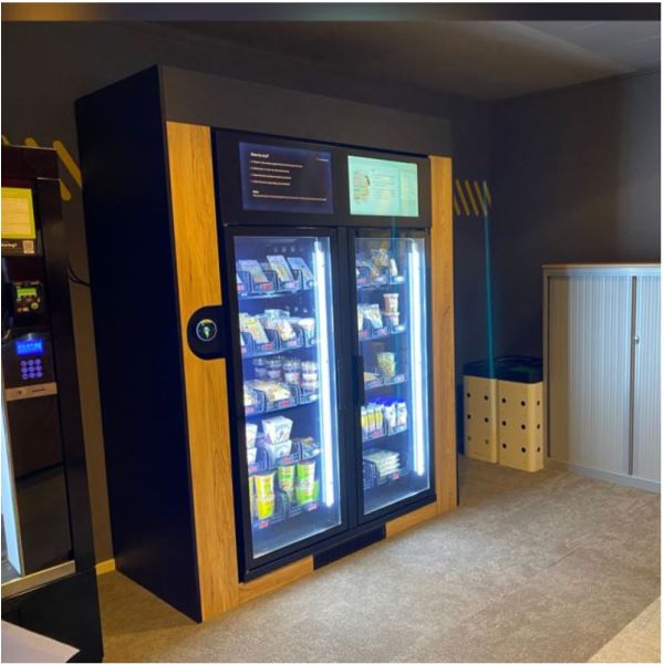 Quality WEIIMI Smart Fridge Healthy Food Vending Machine With Card Reader for sale
