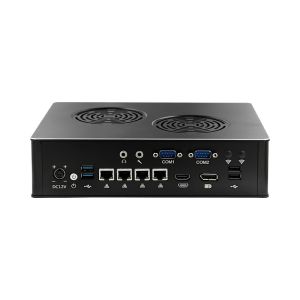 Quality Windows 11 Pro Industrial Mini PC Intel Xeon-D D-1581 Computers 4 LAN Dual Video for sale