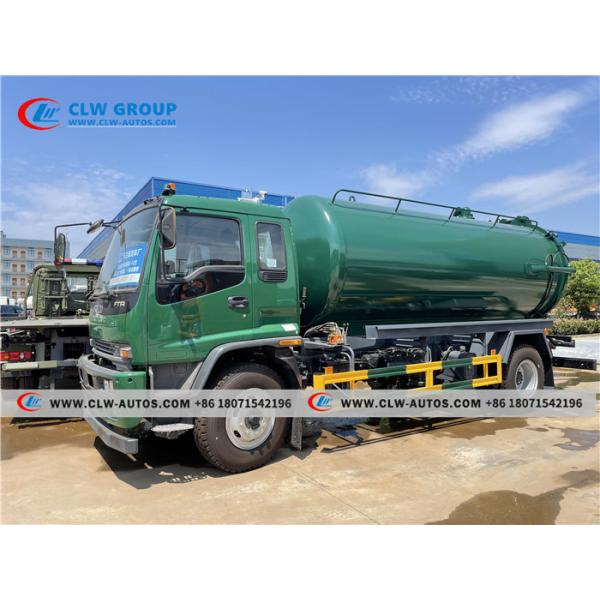 Quality ISUZU FTR 10cbm Sewer Cleaning Truck For Sludge Treatment for sale