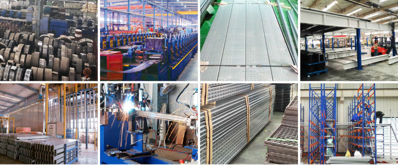 Steel Structure Garret Mezzanine Floor Platform  Heavy Duty Rack
