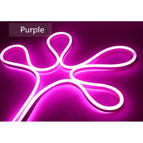 Quality 110V Led Neon Flex Light , Pink Flexible Led Neon Light For Home Decor for sale