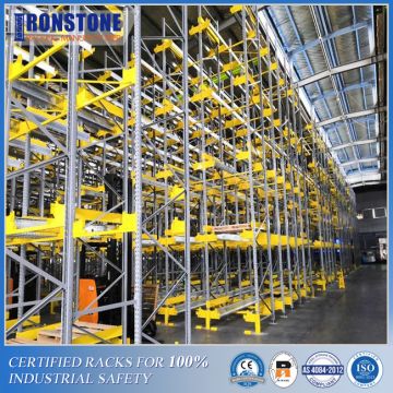 Quality Battery Powered Warehouse Radio Shuttle Pallet Racking System With Significant for sale
