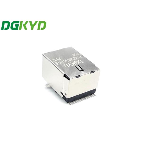 Quality DGKYD211Q380AA1A7S009 SMD 6U RJ45 Network Interface Shielded Gigabit Integrated for sale