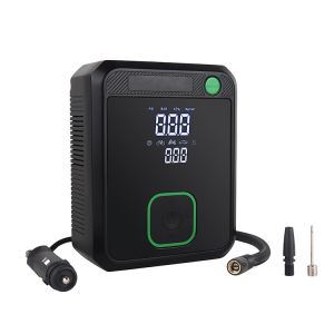 Quality Portable Electric Digital Display Car Air Pump With Deflating Function for sale