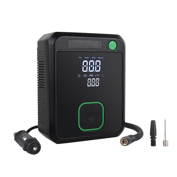Quality Portable Electric Digital Display Car Air Pump With Deflating Function for sale