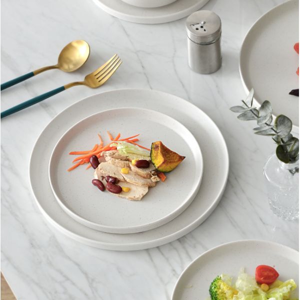Quality White 12 Pc Melamine Dinnerware Set For Outdoor Indoor Use for sale