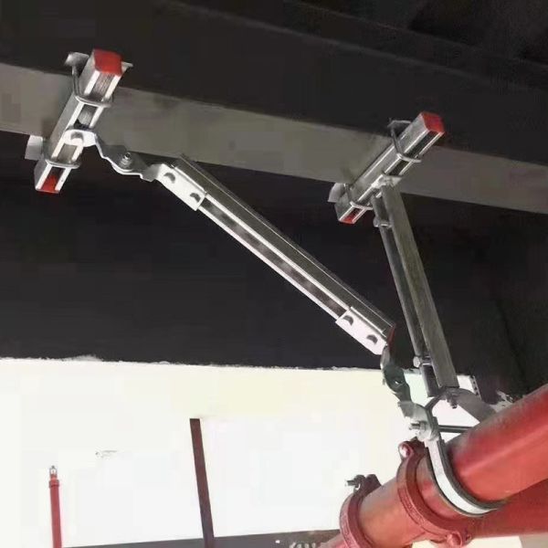 Quality Robust Galvanised Trapeze Seismic Bracing For Electrical Equipment Support for sale