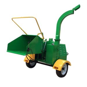 Quality Forest 40HP Mobile Wood Grinder DWC-40 1280RPM Wood Log Chipper for sale