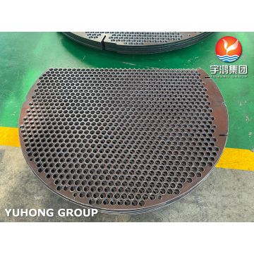 Quality Customized Carbon Steel Baffle Plate Support Plate For Heat Exchanger for sale