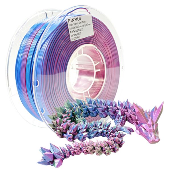 Quality PINRUI Triple Color PLA Silk Filament for sale