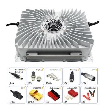 Quality 60V 20A AC - DC Power Supply Charger IP65 Waterproof Automatic for sale