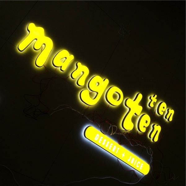 Quality Advertising Shopfront LED Acrylic Letters Signage 12VDC for sale