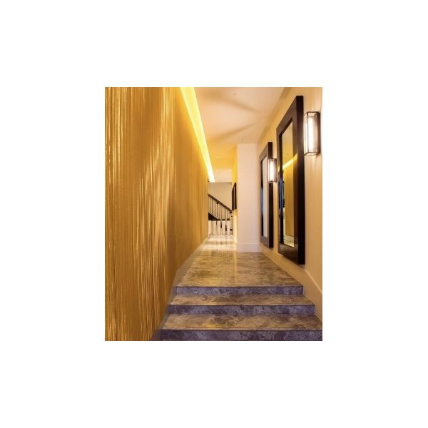 Quality Glossy Finish Metallic Wall Covering Geometric Pattern 2mm Thickness for sale