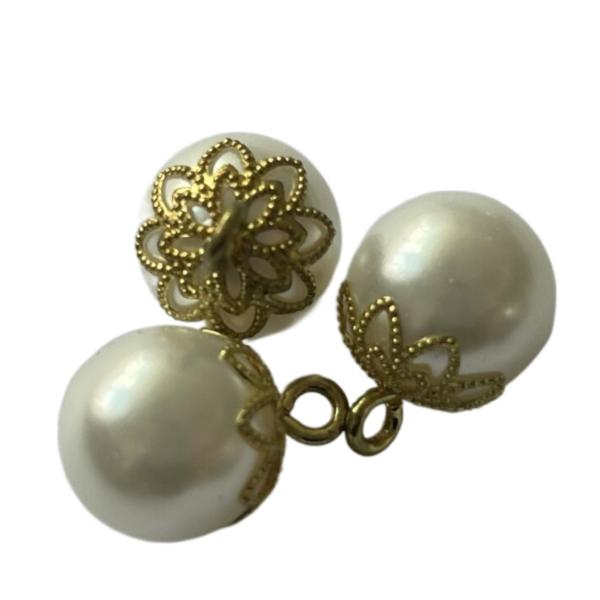 Quality ISO9001 MOP Shirt Buttons / Pearl Shirt Buttons With Metal Shank for sale