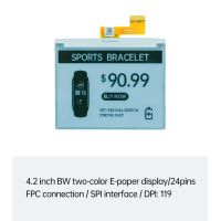 Quality 4.2 Inch Black and White E Ink Display with SPI Interface for Smart ESL and for sale