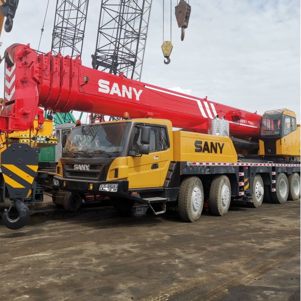 Quality Working Hours 0-2000 200 Ton SANY Mobile Crane Truck with Original Hydraulic Valve for sale