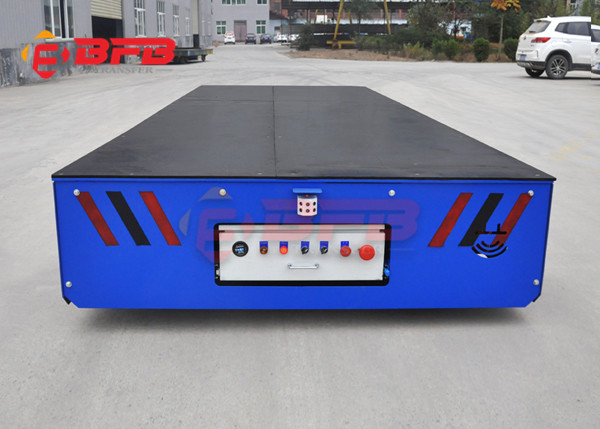 Quality Steel Coil 50 Tons Flatbed Steerable Transfer Trolley for sale