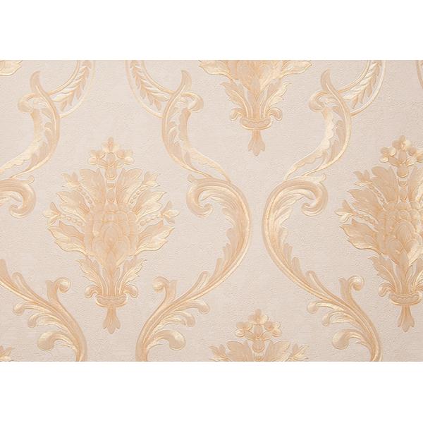 Quality Eco - Friendly Classial Embossed Washable Vinyl Wallpaper With European Style for sale