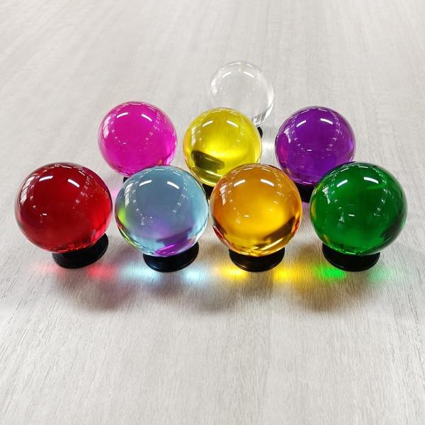 Quality dia18mm -dia200mm Acrylic Resin Ball Large Clear Contact Juggling Ball for sale