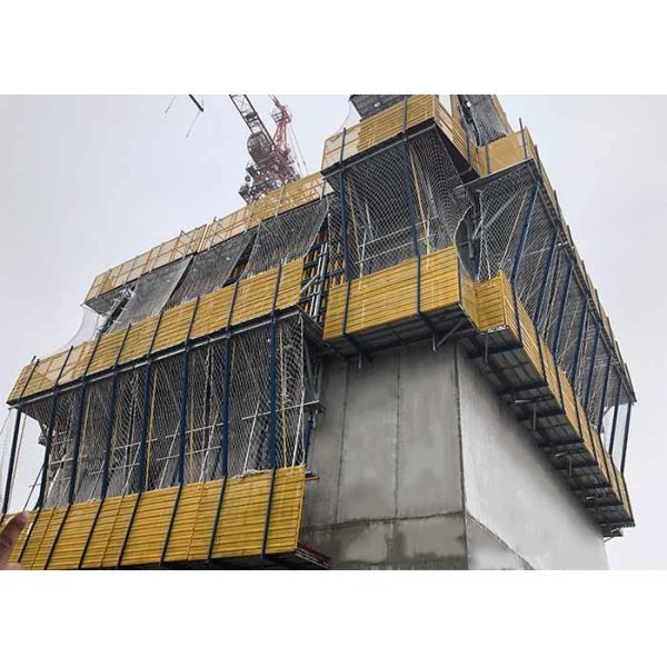 Quality 2.40m Wide Platform Hot Galvanizing Climbing Formwork System With Automatic Hydraulic System for sale