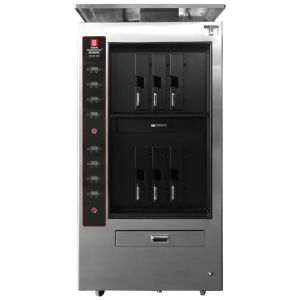 Quality Commercial Catering Equipments Double Layer 6 Grids Fish Grill Machine for for sale