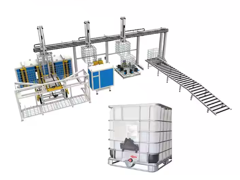 Quality High-speed fully automatic IBC ton barrel production line for sale