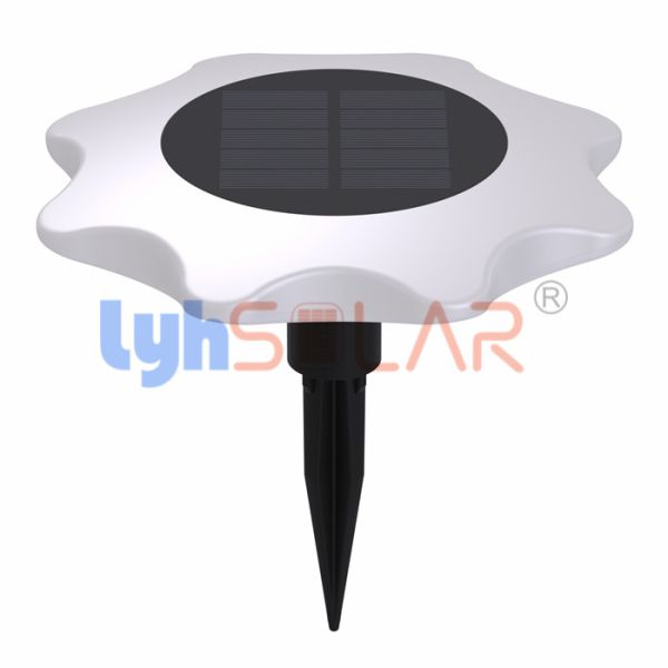 Quality Flower Shape Solar Powered Garden Lights With IP67 For Swimming Pool Lighting for sale
