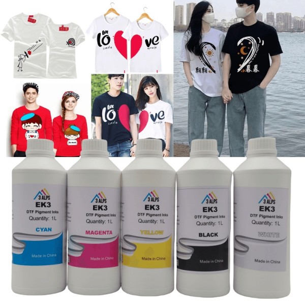 Quality Wholesale Not Block Head Transfer Printing DTF Pet Film 1000ml Ink for I3200 1800 XP600 Dtf Printer for sale