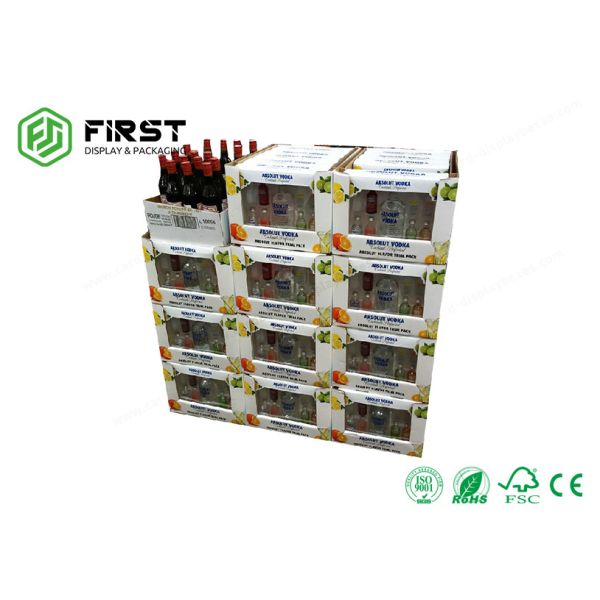 Quality Recyclable Customized Color OEM Creative POP Advertising Corrugated Floor for sale