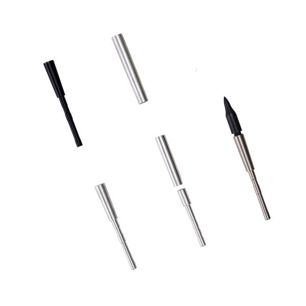 Quality Id .165/166" 4mm Arrow Broadhead Adapter Stainless And Aluminum Half Out Inserts for sale