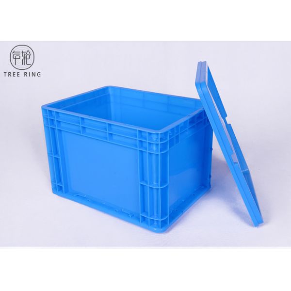 Quality 26 Liter Euro Stacking Large Stackable Plastic Storage Bins With Lids 400 * 300 for sale